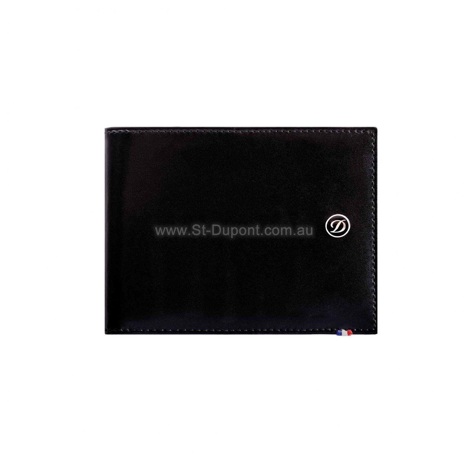 S.T. Dupont New Zealand. BILLFOLD 6 CREDIT CARDS, LINE D LEATHER